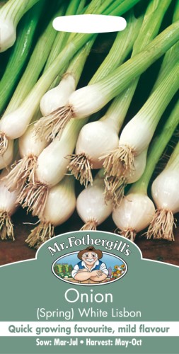 Onion White Lisbon Spring Onion seeds - Irish Plants Direct