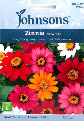 Zinnia Pinwheel Seeds - Irish Plants Direct